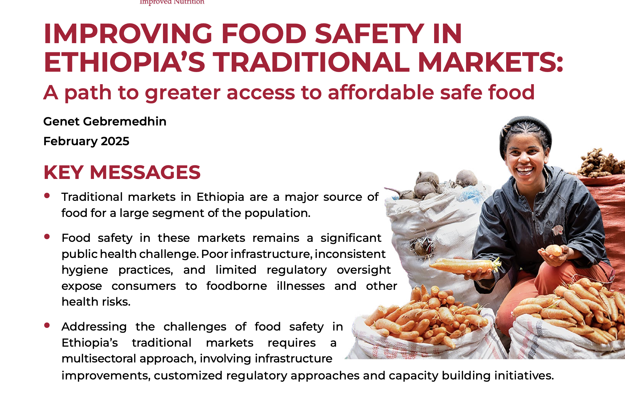 Improving Food Safety In Ethiopia’s Traditional Markets: A Path To ...