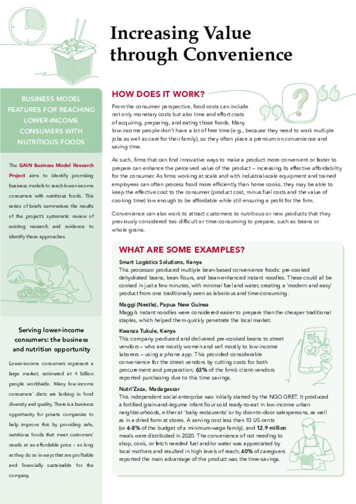 Business Models for Reaching Lower-income Consumers