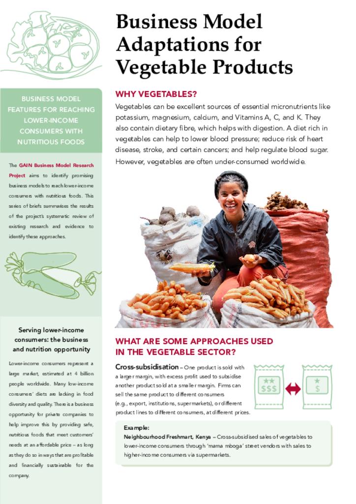 Business Models for Reaching Lower-income Consumers