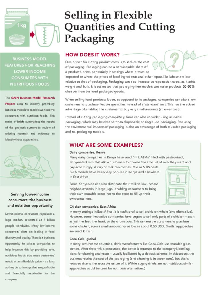 Business Models for Reaching Lower-income Consumers