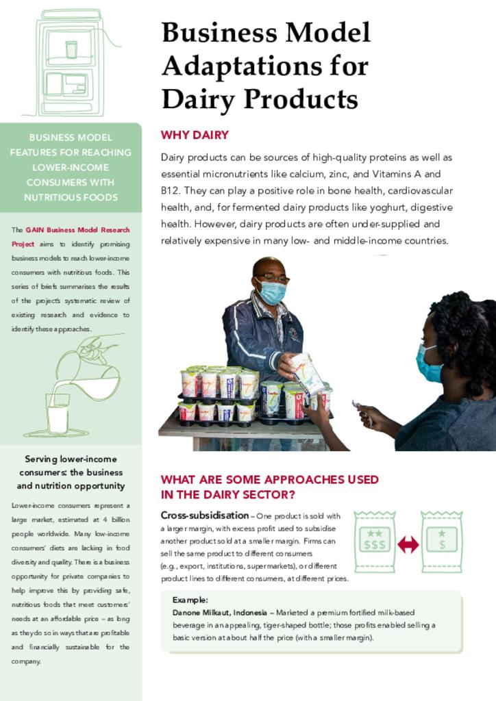 Business Models for Reaching Lower-income Consumers