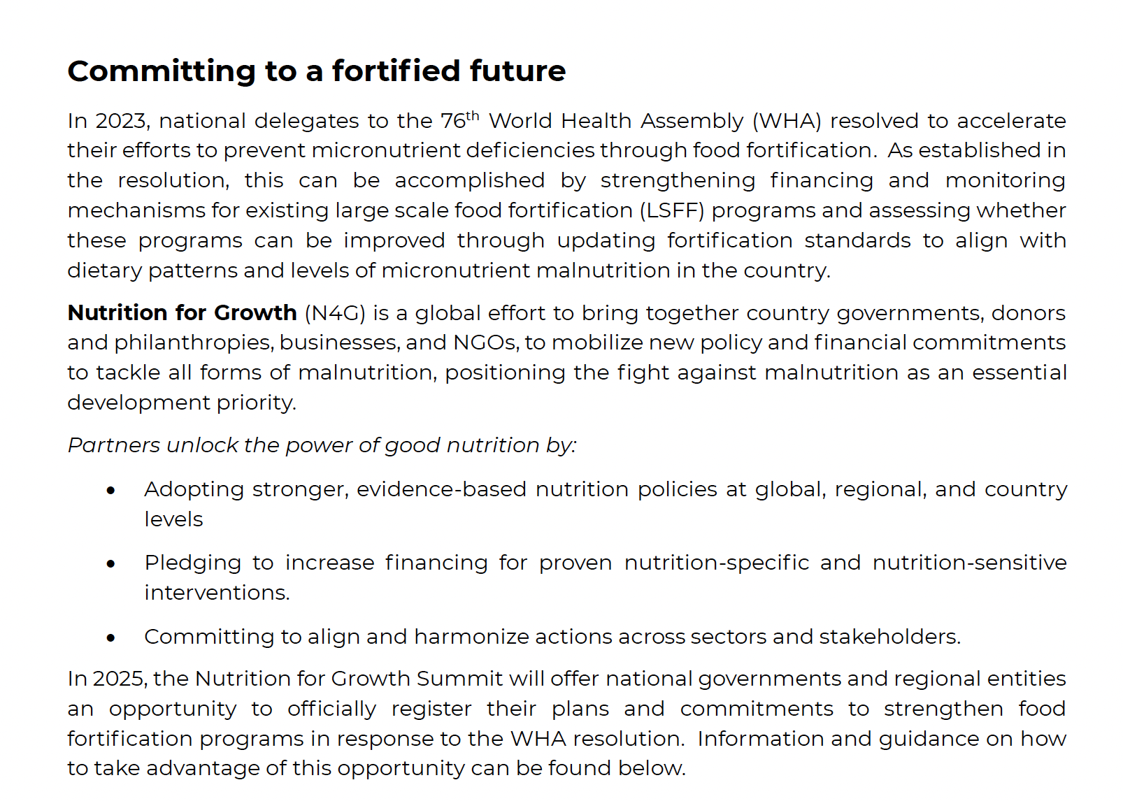Global Food Fortification Advocacy Toolkit | GAIN