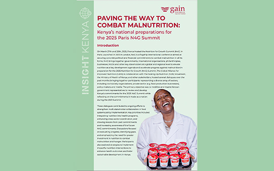 Paving The Way To Combat Malnutrition: Kenya’s National Preparations ...